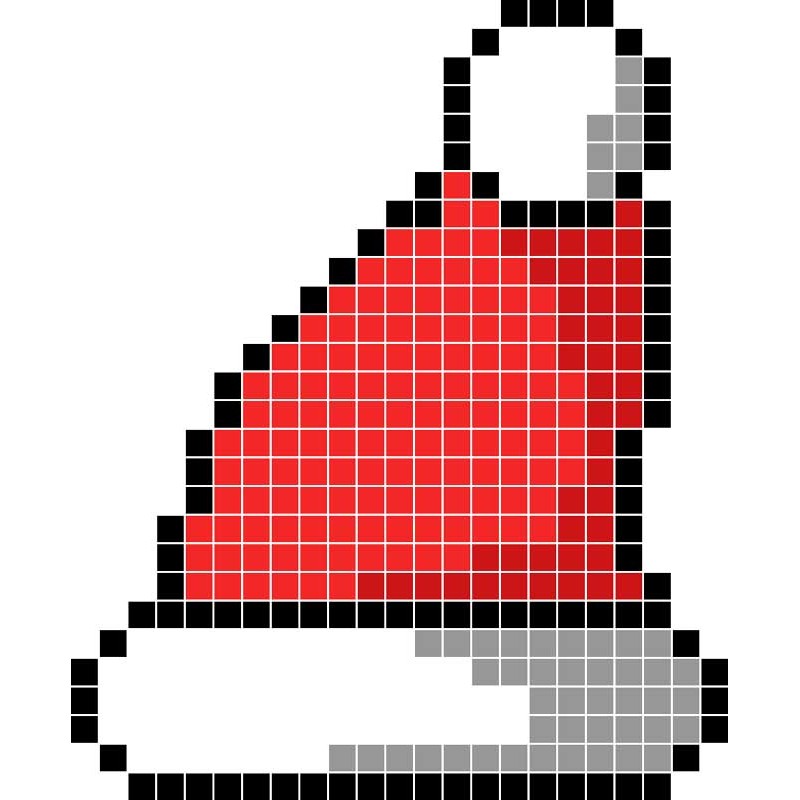 Cadeau de noel pixel art - Airship-paris.fr